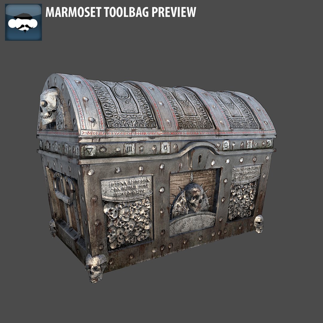 3ds Max Treasure Chest