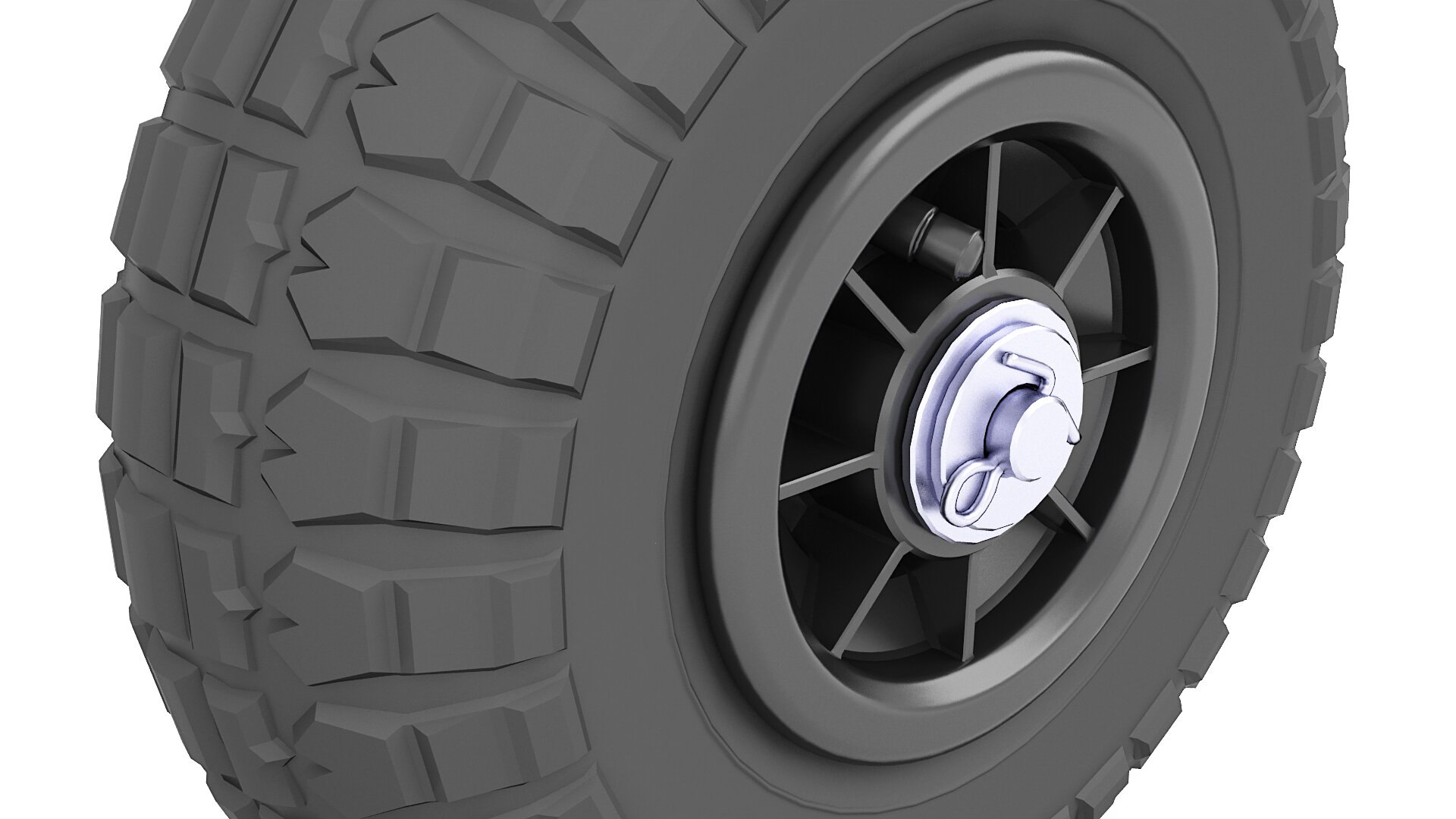 3D Basket Trolley Wheel V3 - TurboSquid 2426554