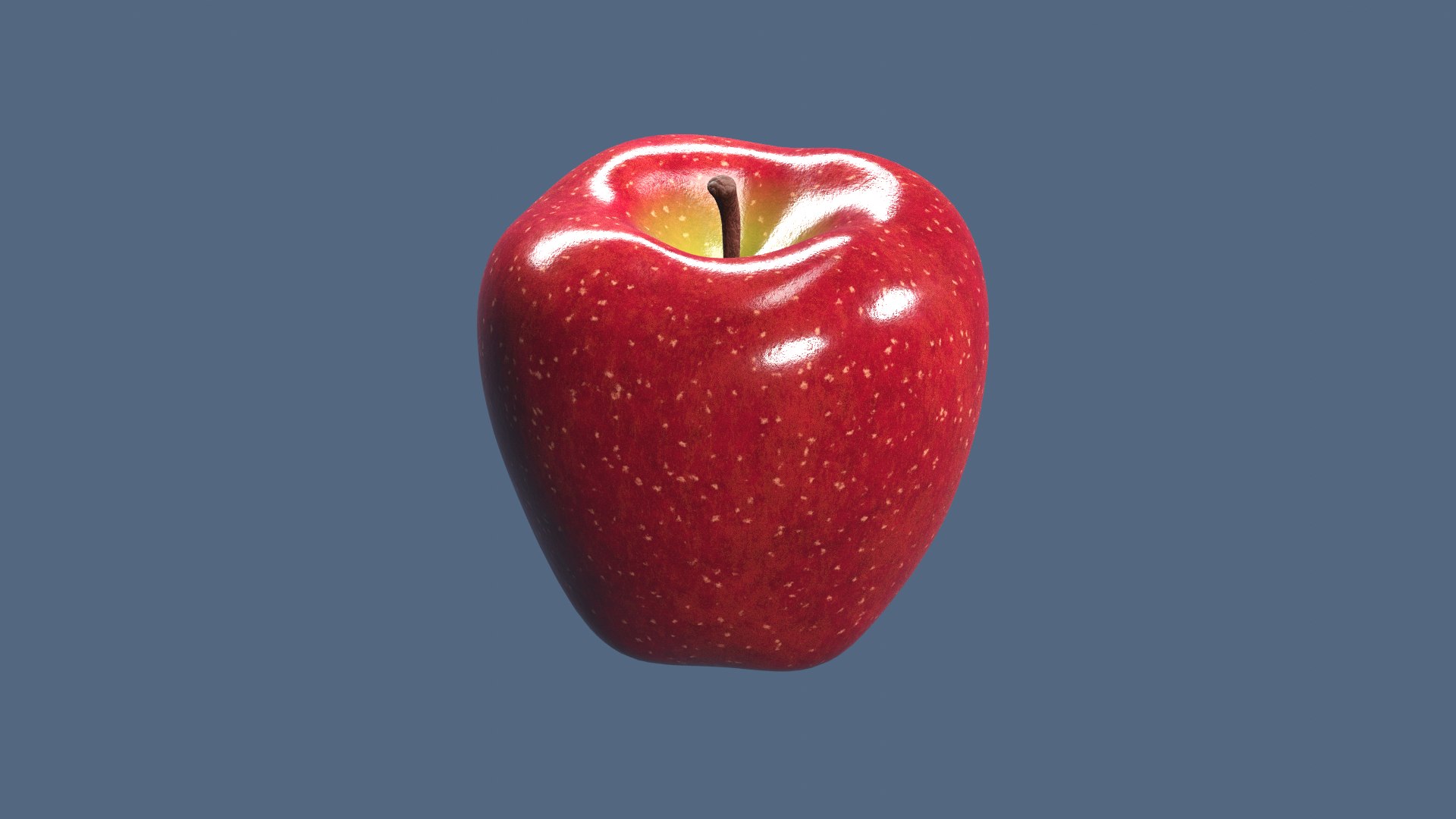 3D Model Realistic Red Apple - TurboSquid 2072973