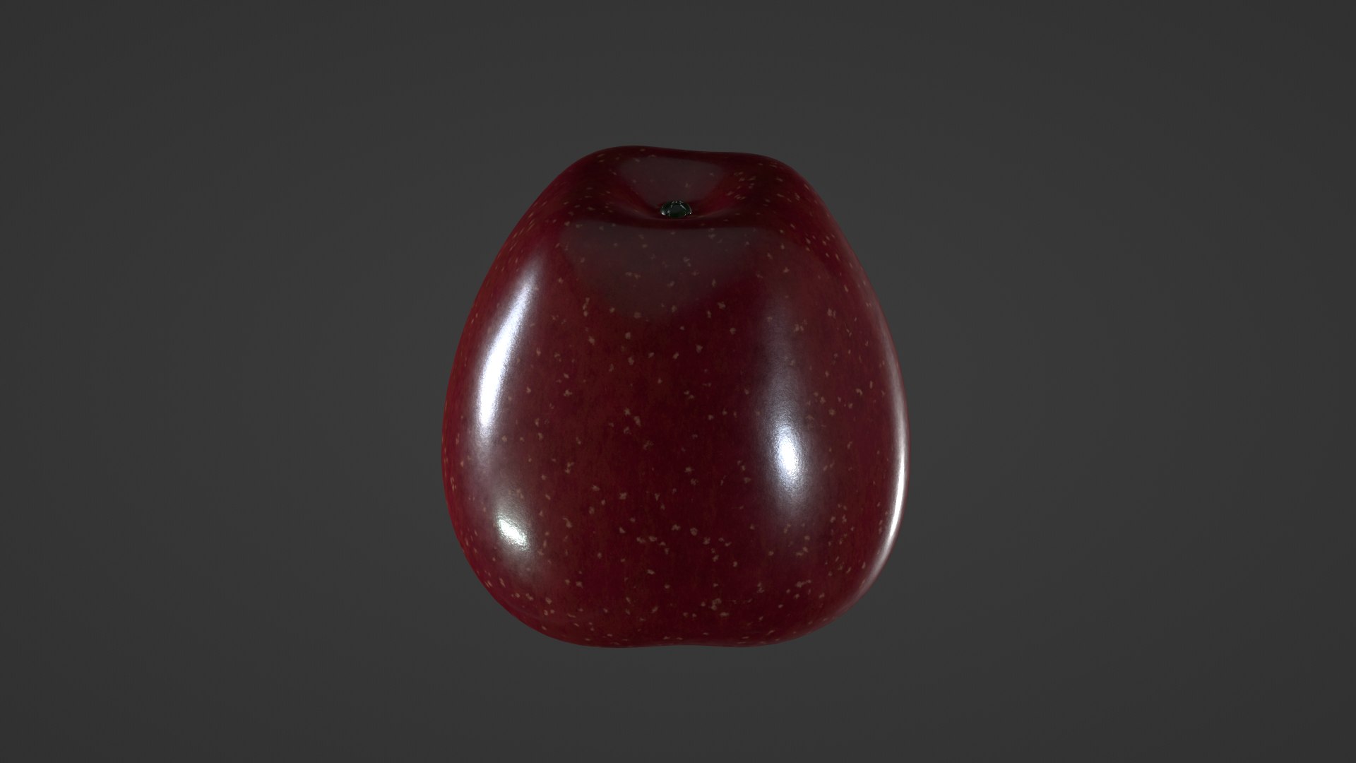 3D Model Realistic Red Apple - TurboSquid 2072973