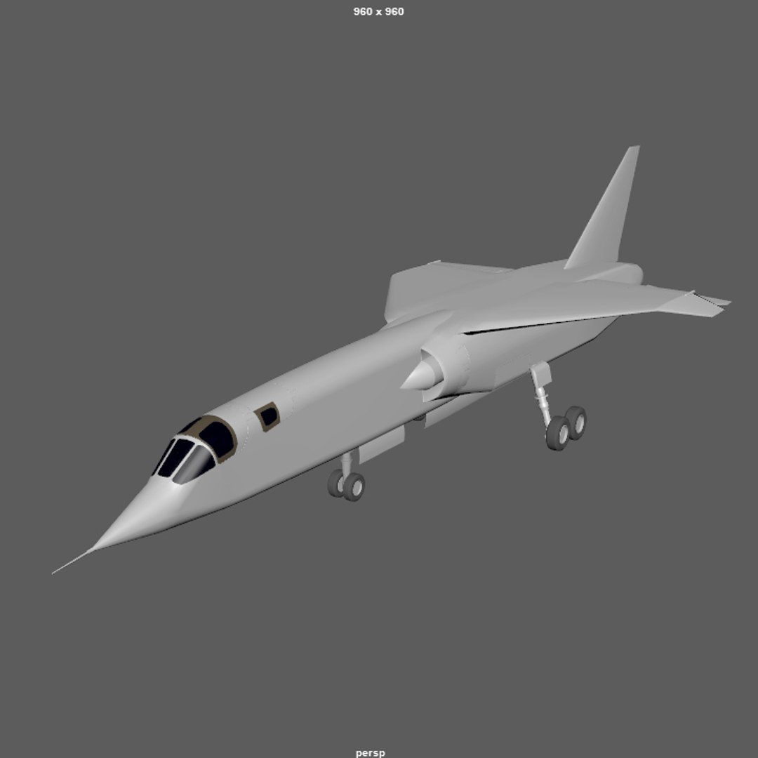 3D Bac Tsr-2 - TurboSquid 1159275