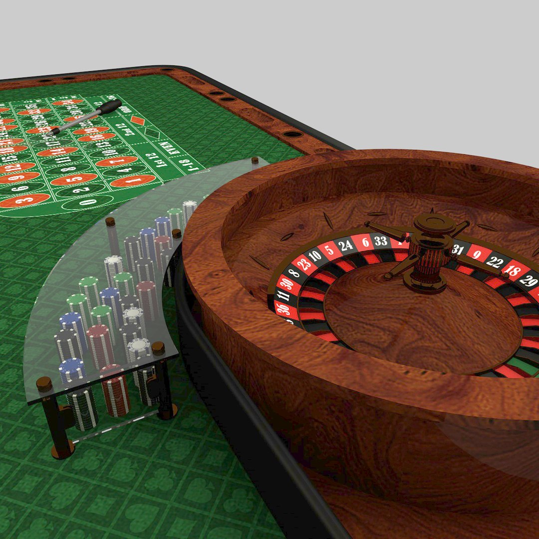 Table Roulette 3D Model - TurboSquid 1488765