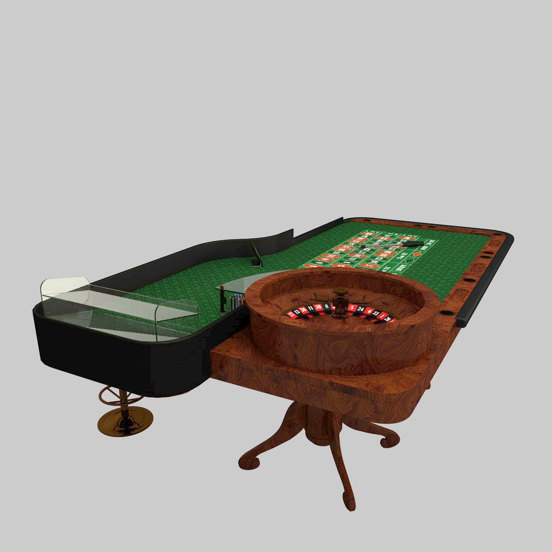 Table Roulette 3D Model - TurboSquid 1488765