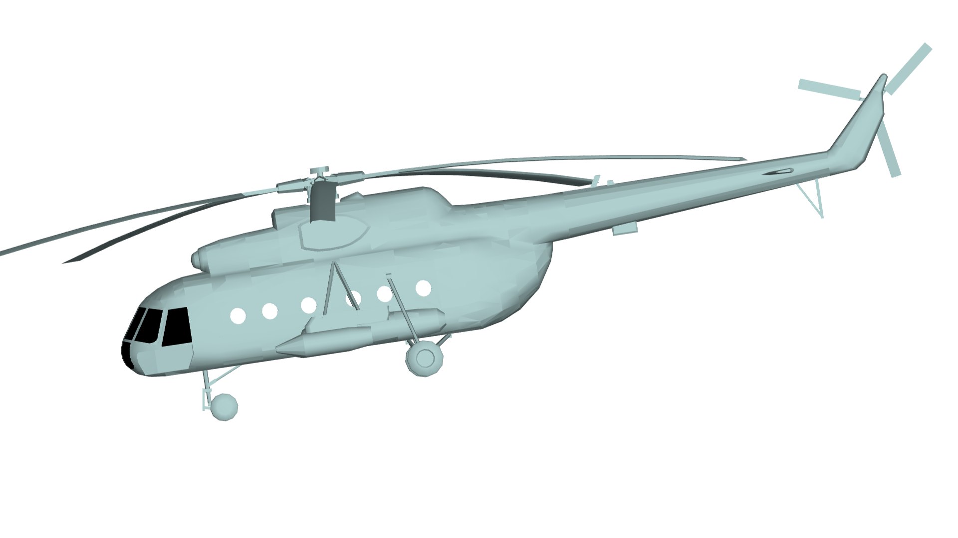 Mil Mi-8 3D Model - TurboSquid 1987810
