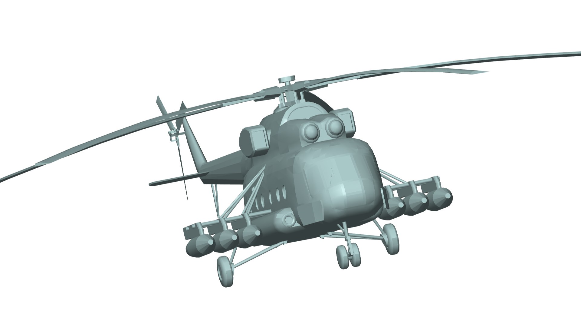 Mil Mi-8 3D Model - TurboSquid 1987810