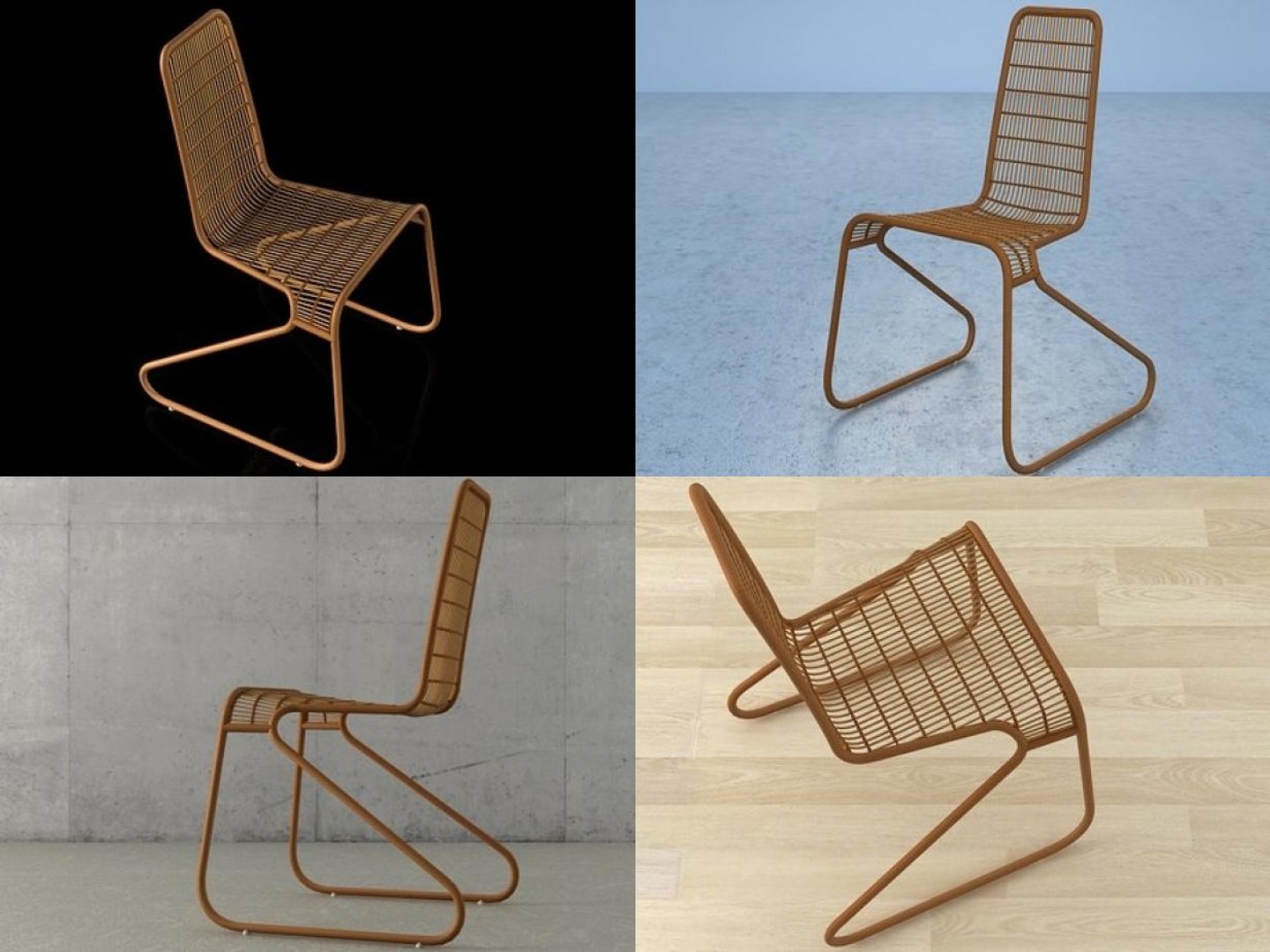 Flo Chair 3D Model - TurboSquid 1185716