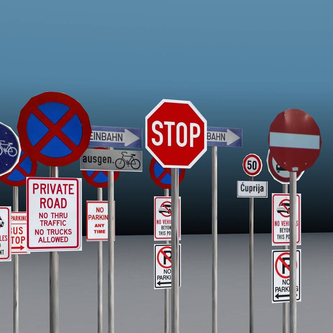 Max Set Traffic Signs