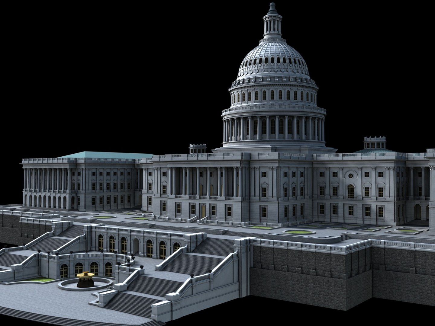 3d Model United States Capitol