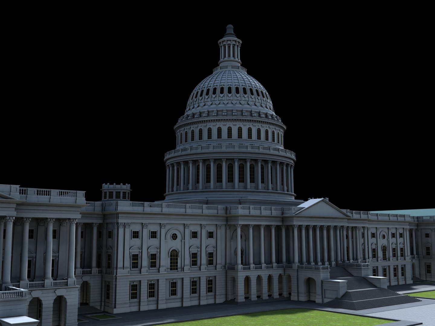 3d Model United States Capitol