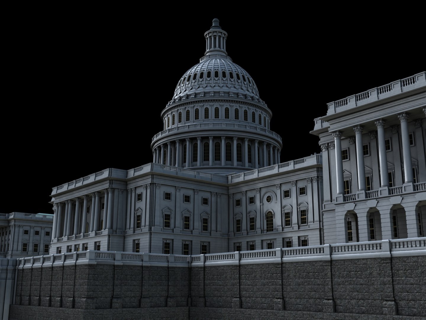 3d Model United States Capitol