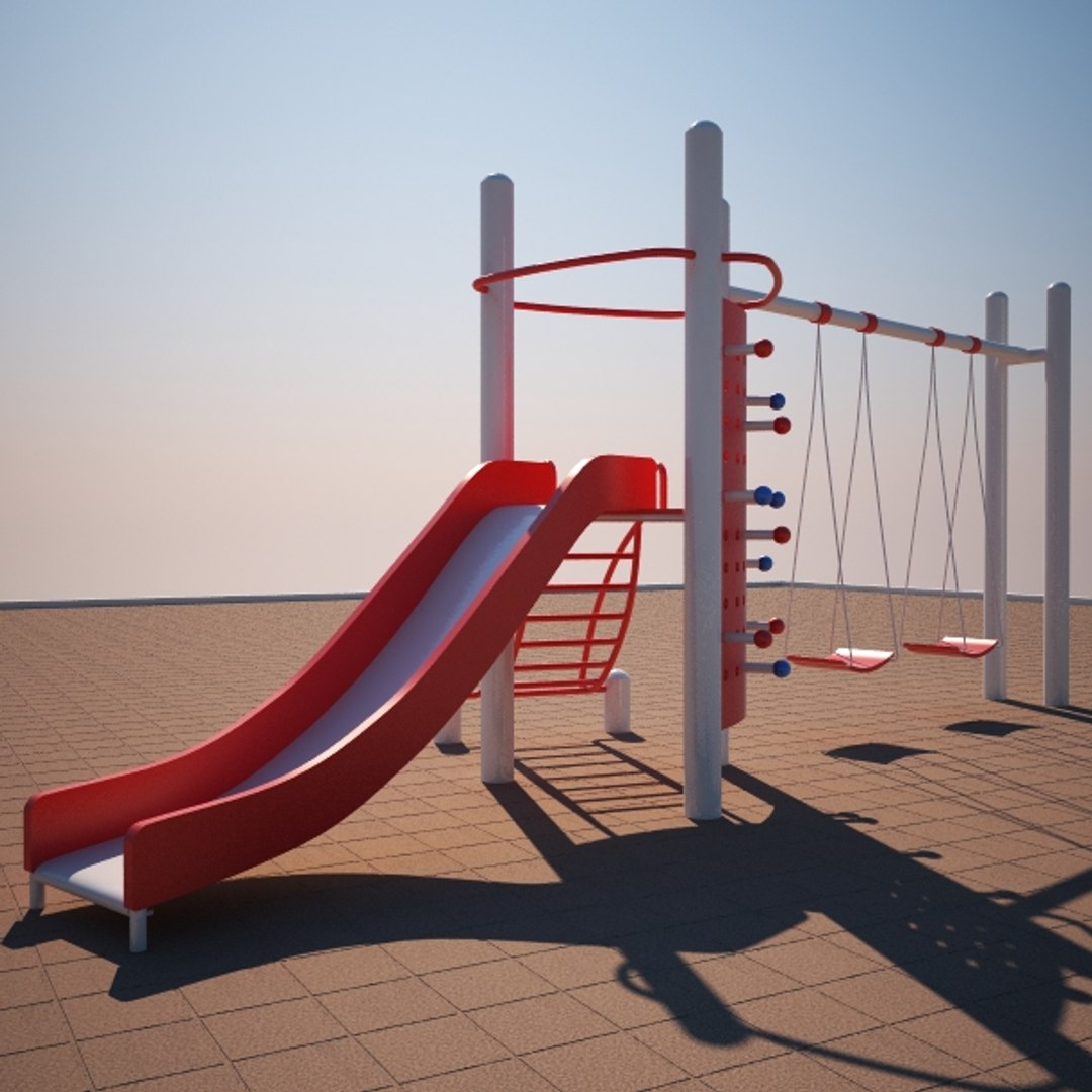 3d Model Of Playground Play