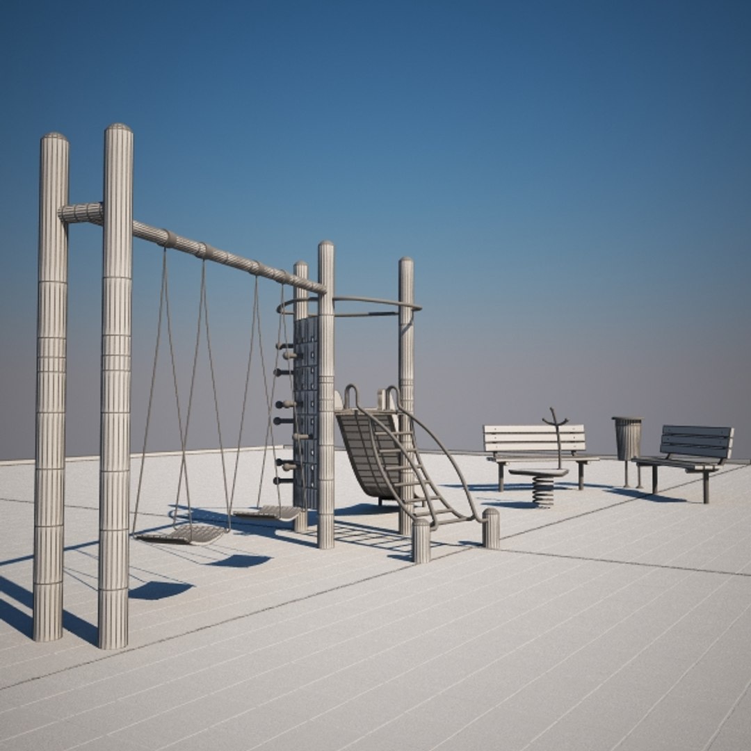3d Model Of Playground Play