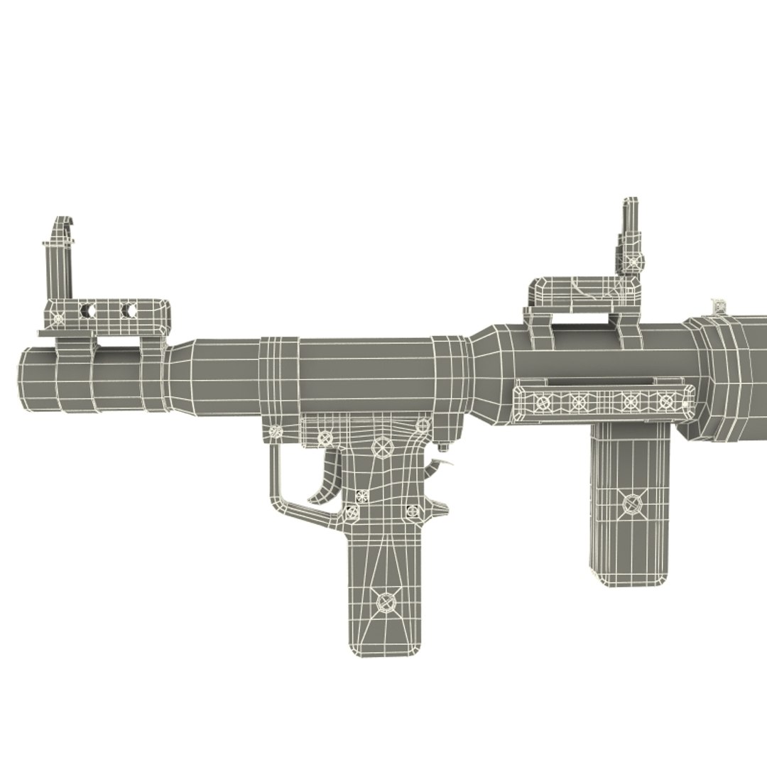 Rpg-7 Modelled 3d Max