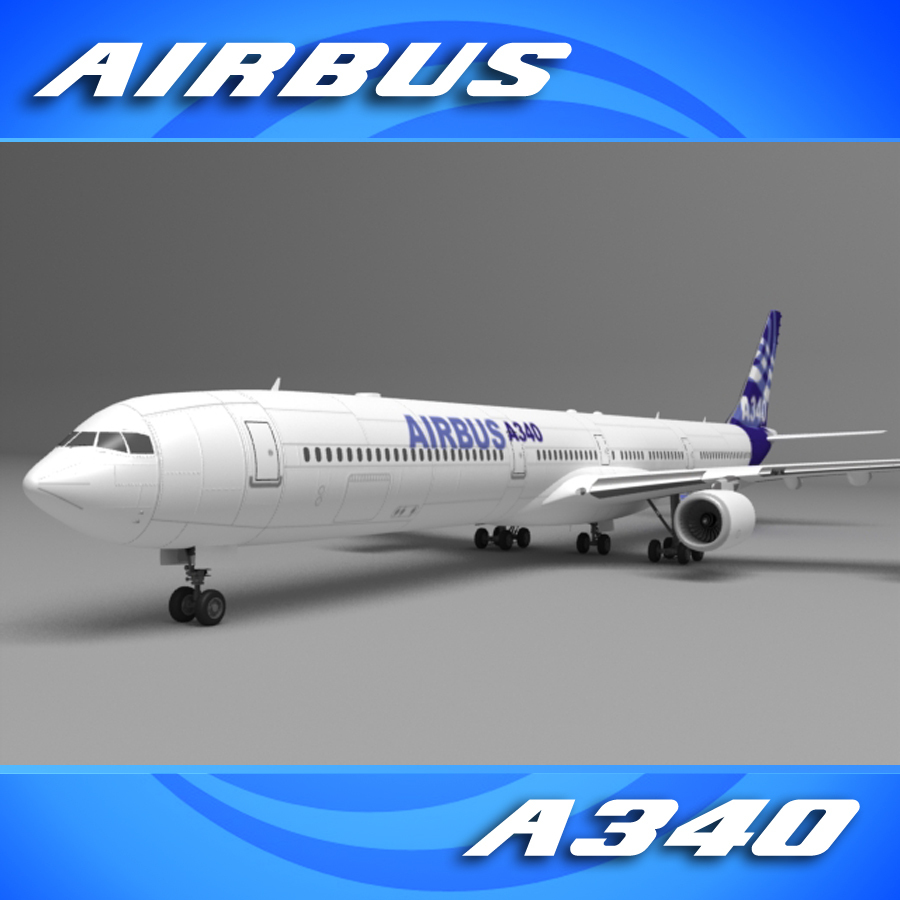 airliner house colors a340 3d max
