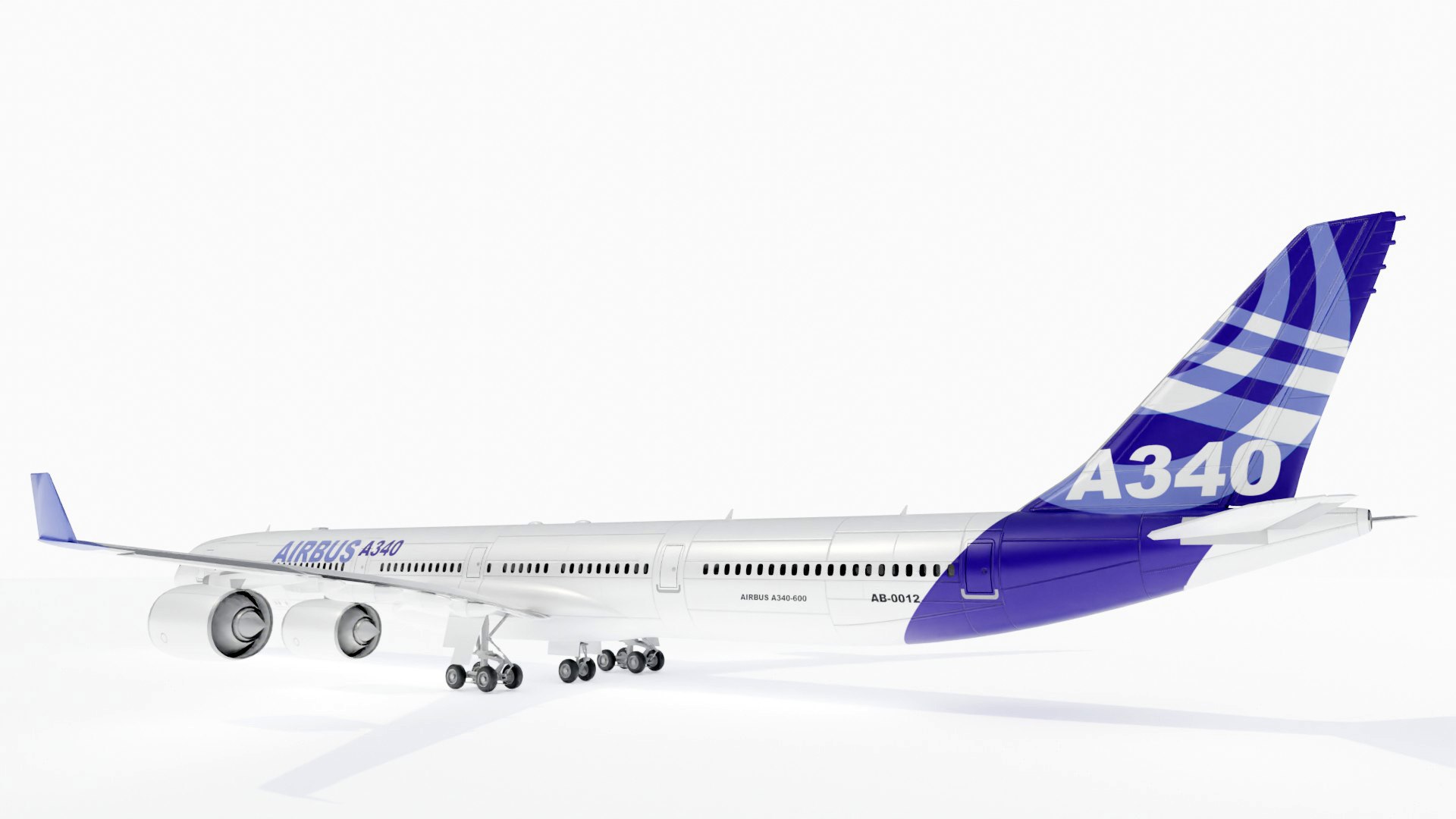Airliner House Colors A340 3d Max