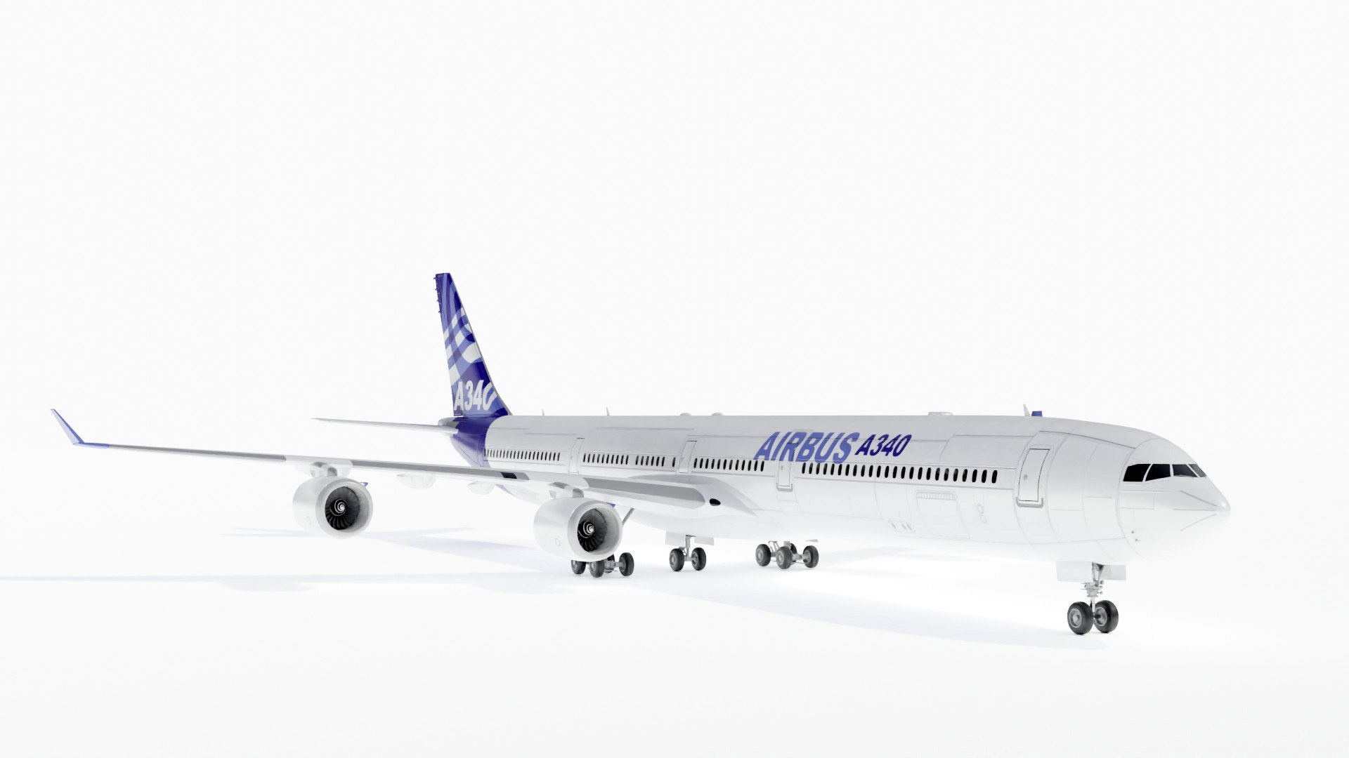 Airliner House Colors A340 3d Max