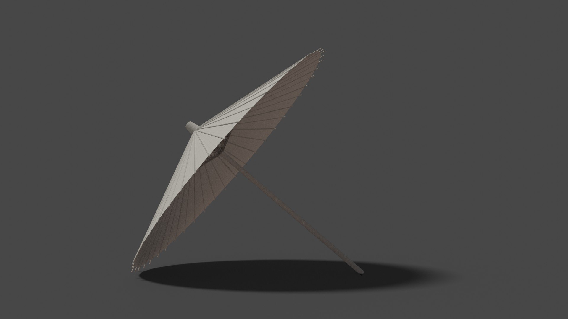 3D Japanese Umbrella Model - TurboSquid 1720032