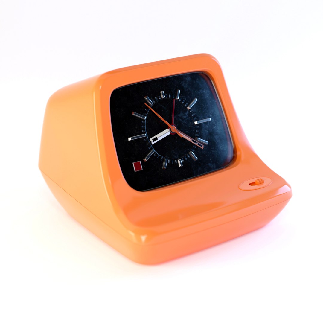 3D National TE-54 Alarm Clock - TurboSquid 2101140