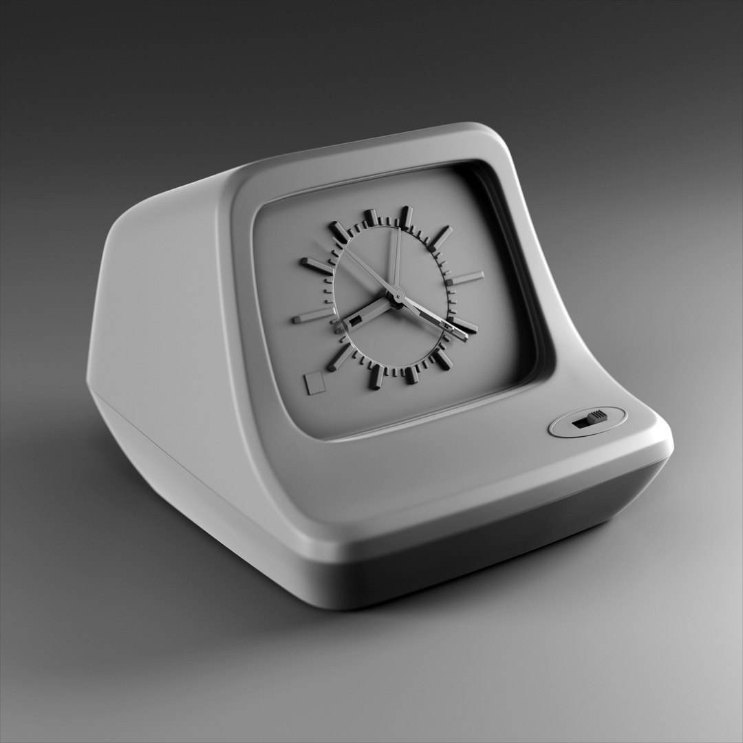 3D National TE-54 Alarm Clock - TurboSquid 2101140