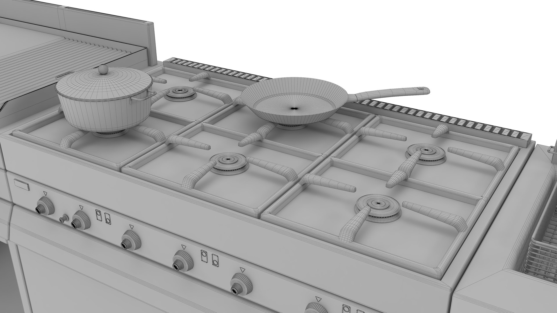 Kitchen Equipment Set 3D Model - TurboSquid 2213787