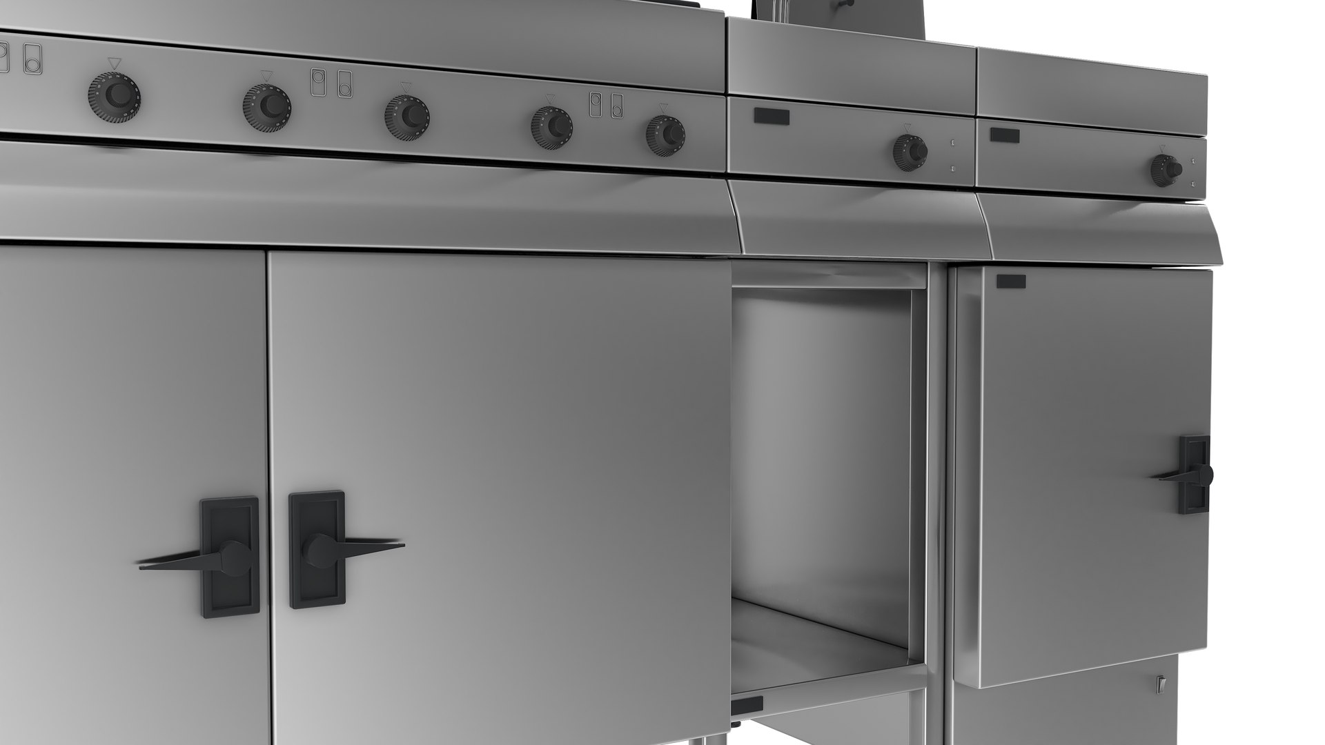 Kitchen Equipment Set 3D Model - TurboSquid 2213787