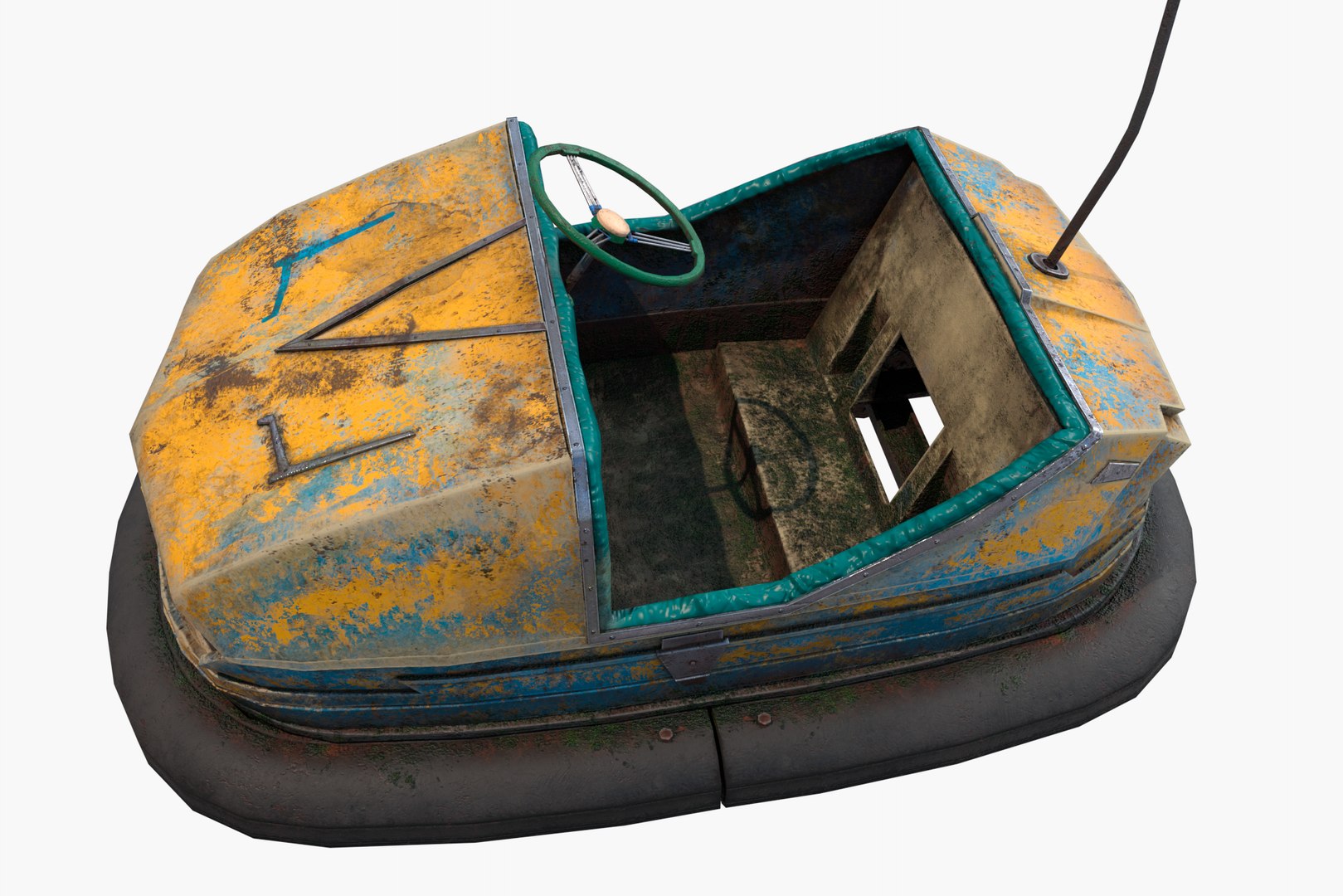 3D model Bumped Car Chernobyl - TurboSquid 1740240