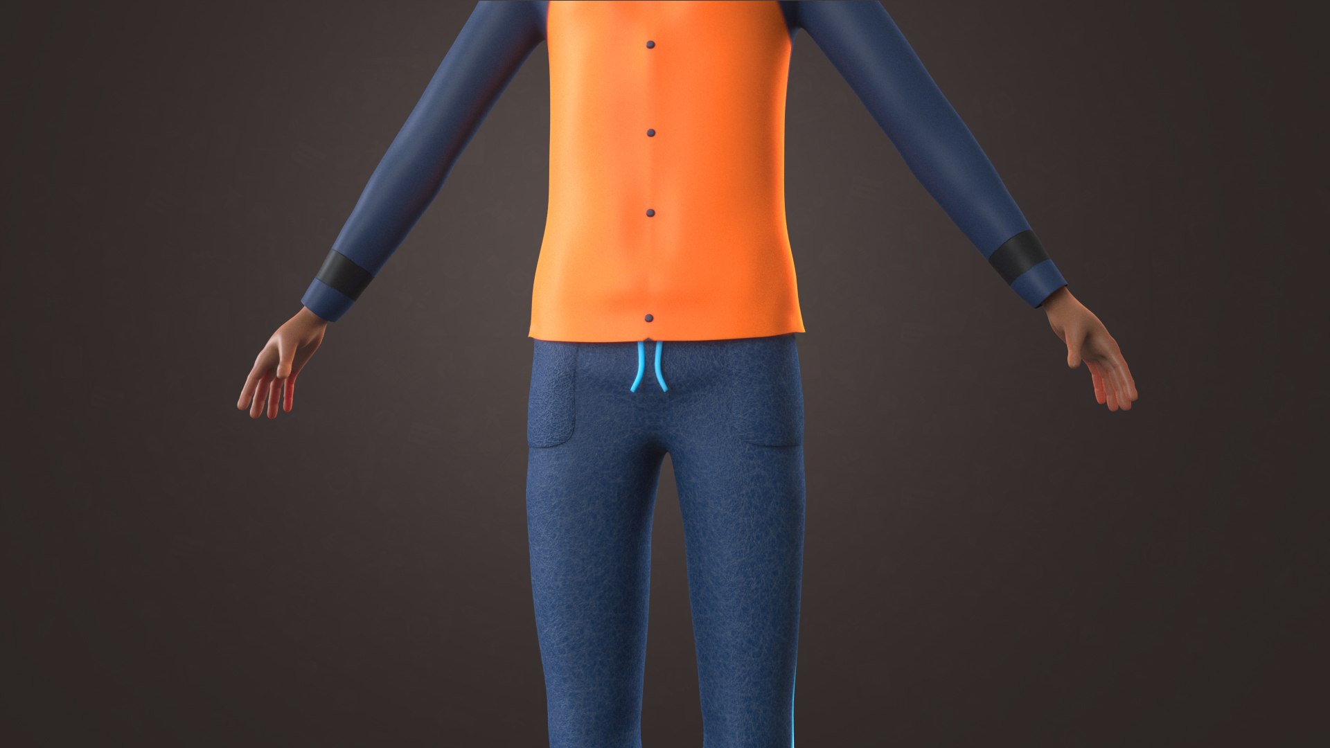 Afro boy- cartoon rigged 3D model - TurboSquid 1548767
