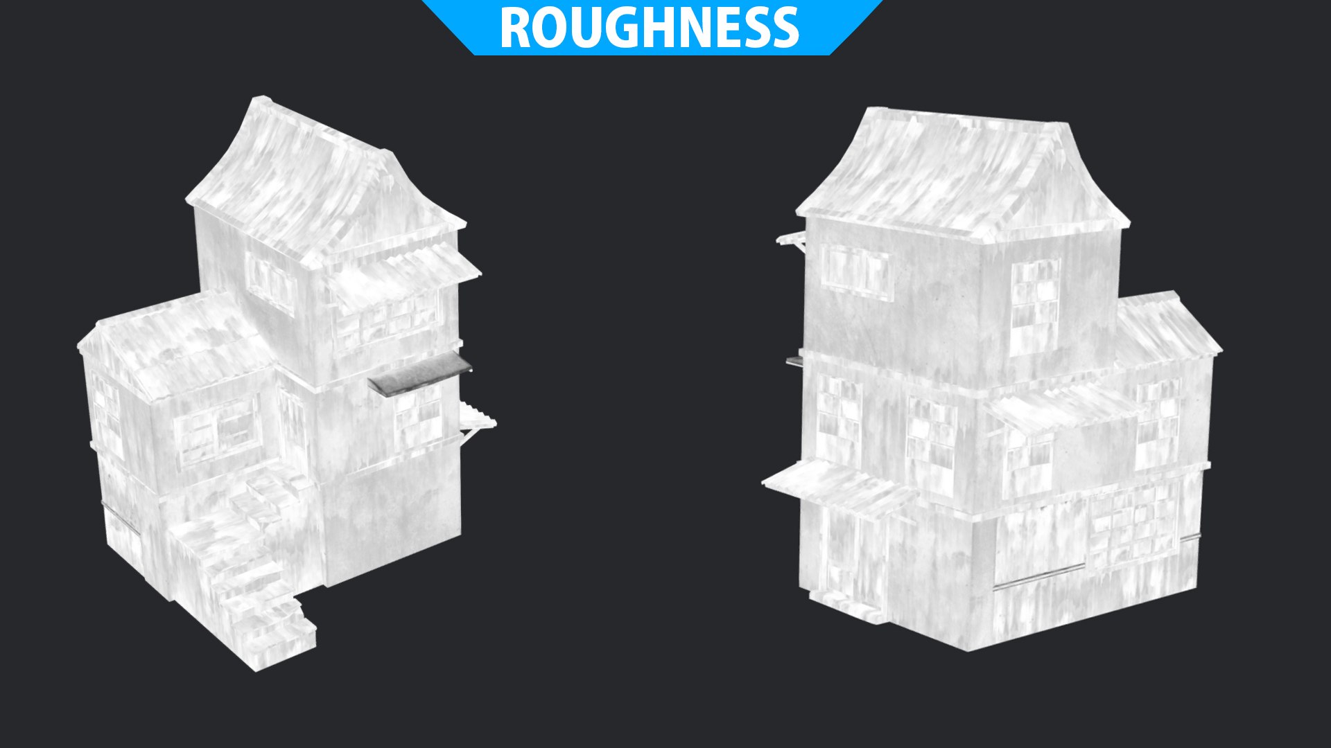3D House Color C Green - TurboSquid 1435924