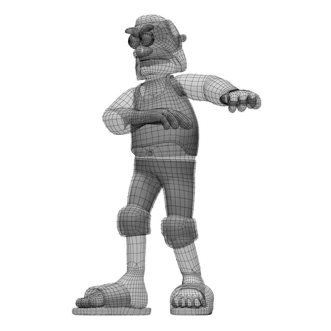 Antagonist Mr Rottweiler 3d Model