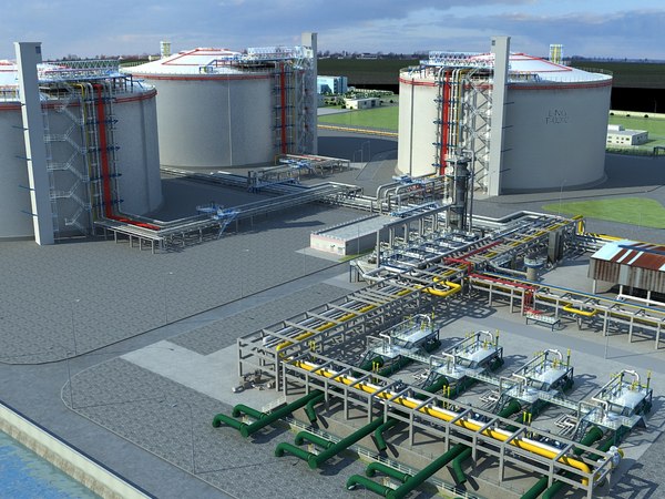 3D port lng model - TurboSquid 1431089