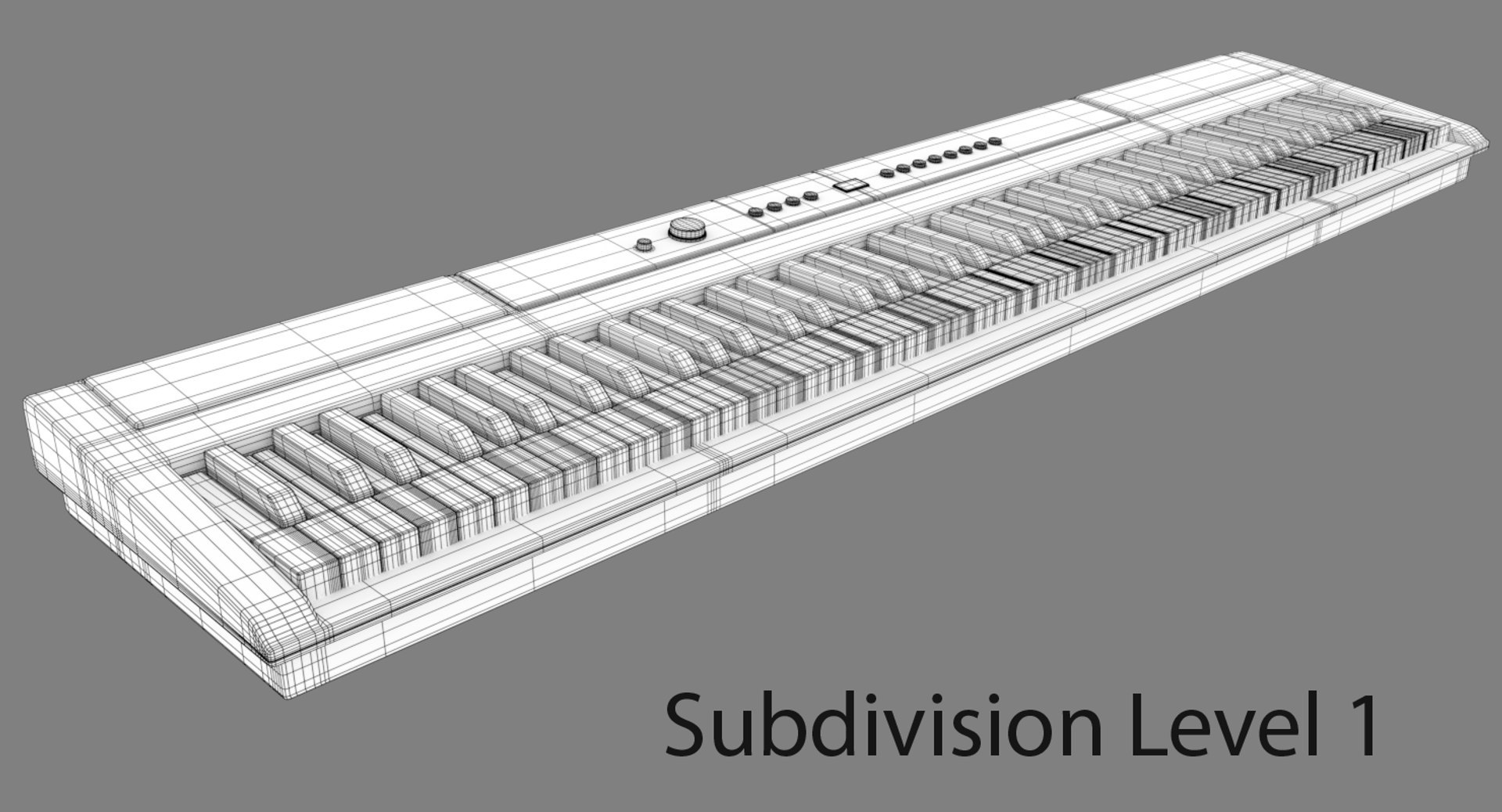 Pbr Digital Piano Keys 3D Model - TurboSquid 1425699