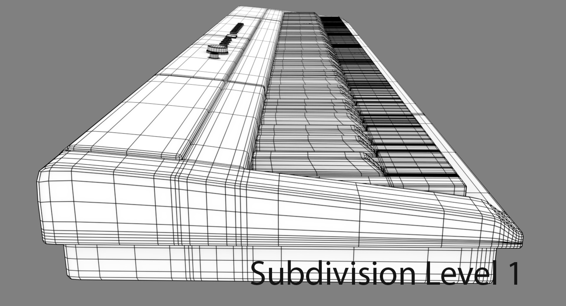 Pbr Digital Piano Keys 3D Model - TurboSquid 1425699