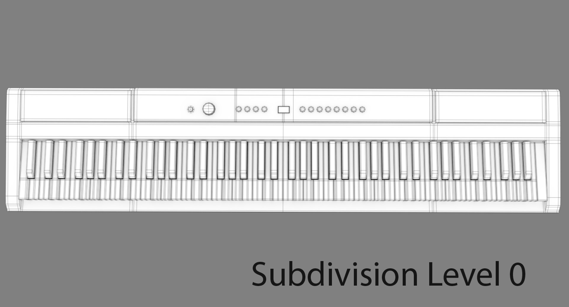 Pbr Digital Piano Keys 3D Model - TurboSquid 1425699