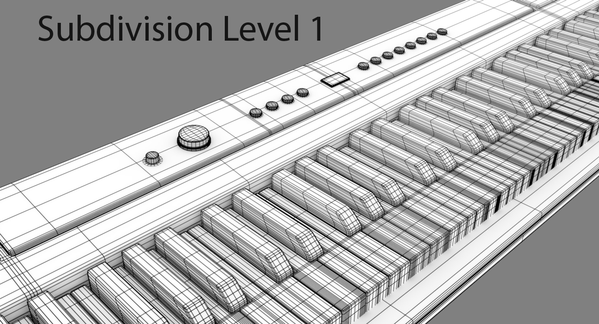 Pbr digital piano keys 3D model - TurboSquid 1425699
