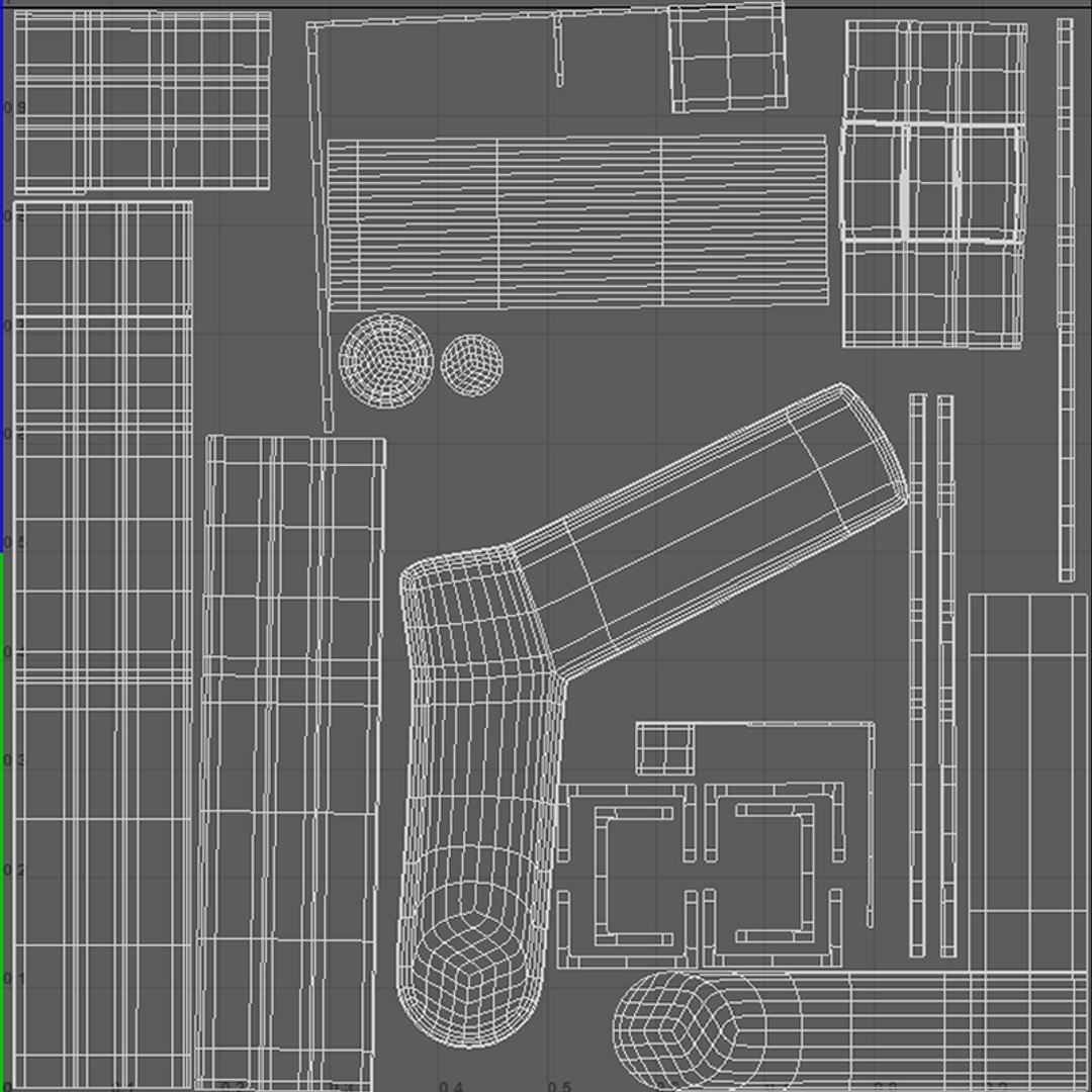 3D Model CORPORATE DESKTOP L TYPE 2 COLORS - TurboSquid 2293074