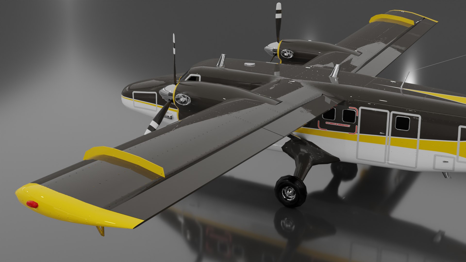 3D Model DHC-6 Twin Otter - TurboSquid 2045570