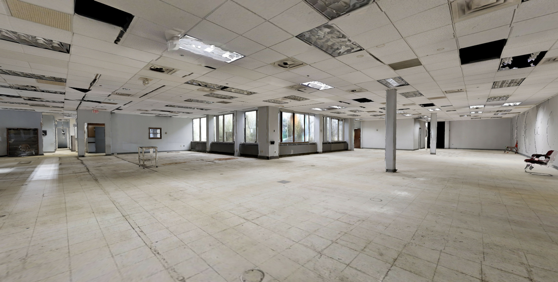 Abandoned office interior 3D model - TurboSquid 1366534