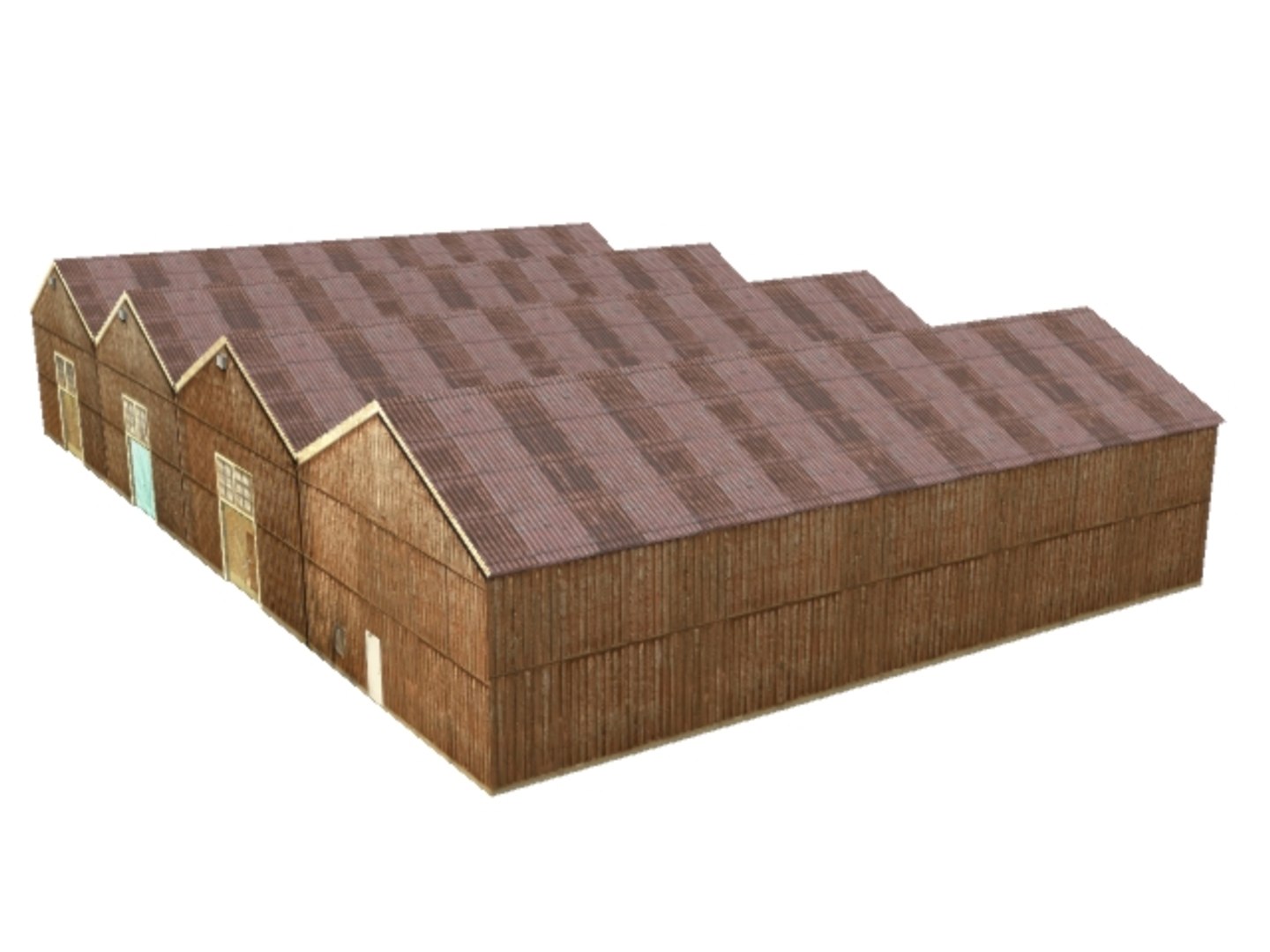 Storehouse Wood 3d Model