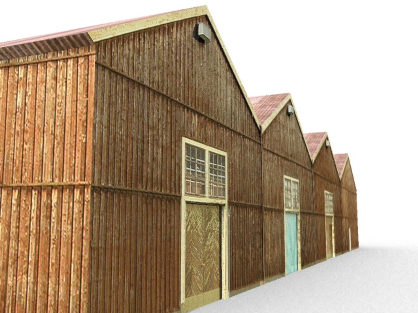 Storehouse Wood 3d Model