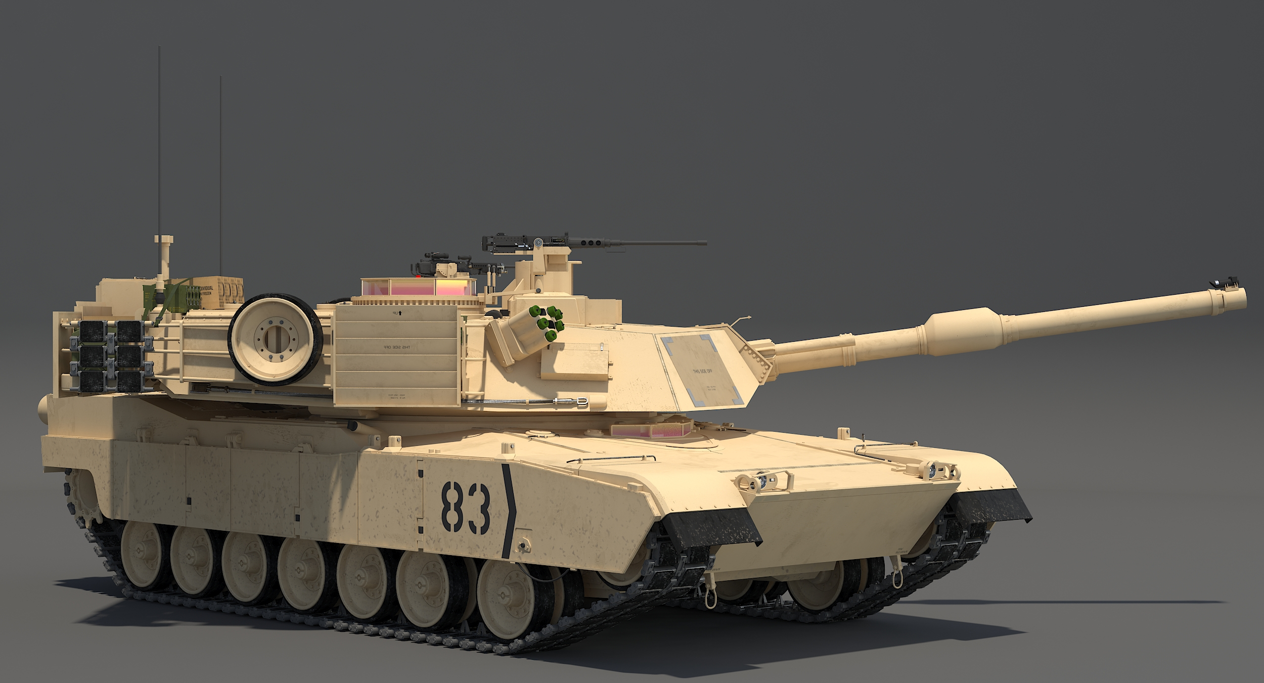 3D M1A2 Abrams US Army model - TurboSquid 1860724