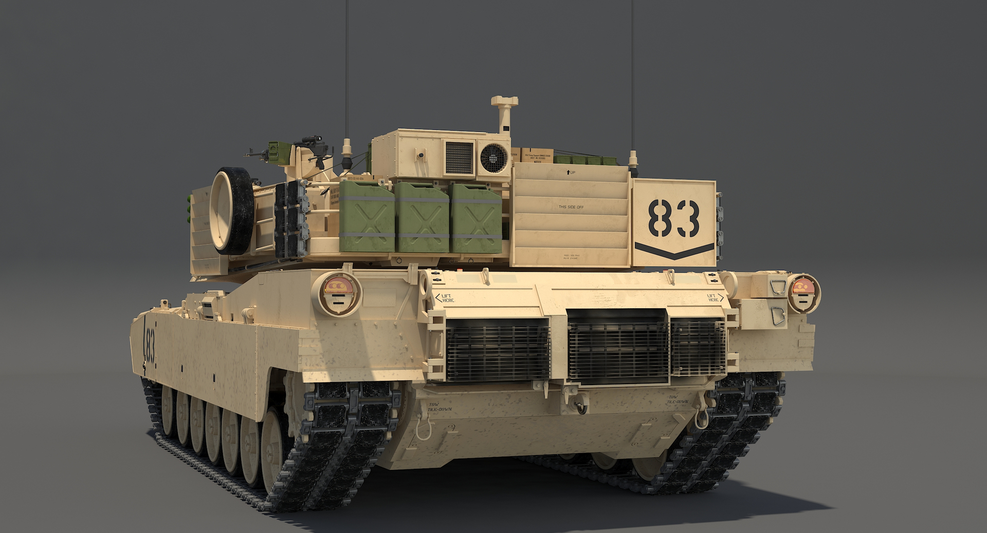 3D M1A2 Abrams US Army model - TurboSquid 1860724