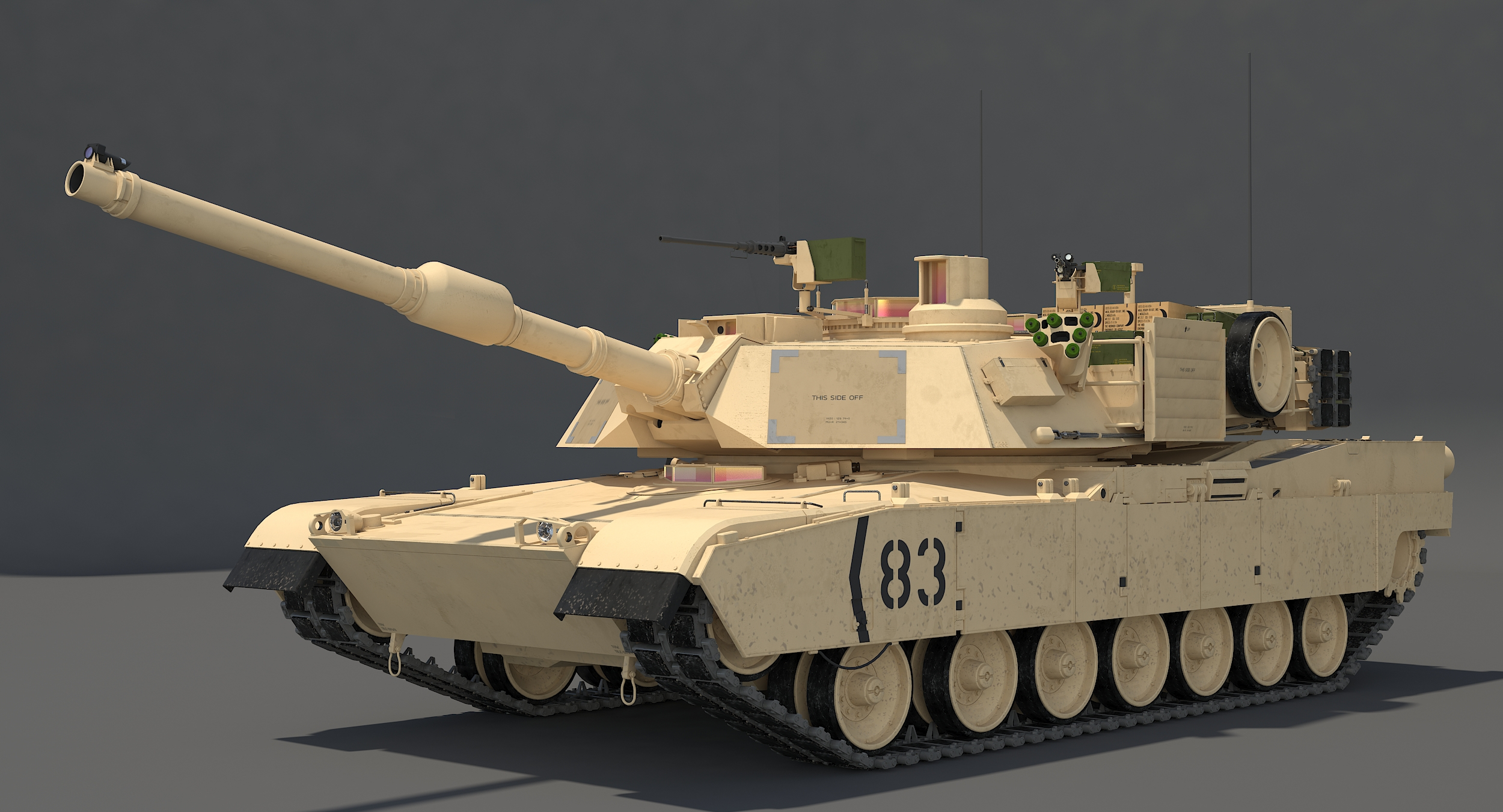 3D M1A2 Abrams US Army model - TurboSquid 1860724