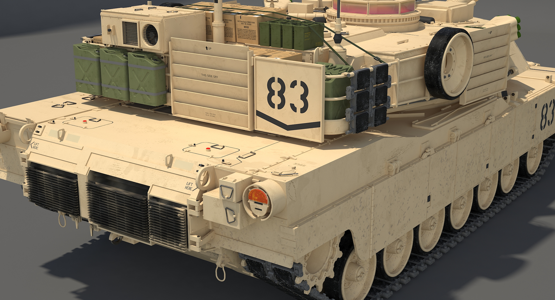 3D M1A2 Abrams US Army model - TurboSquid 1860724