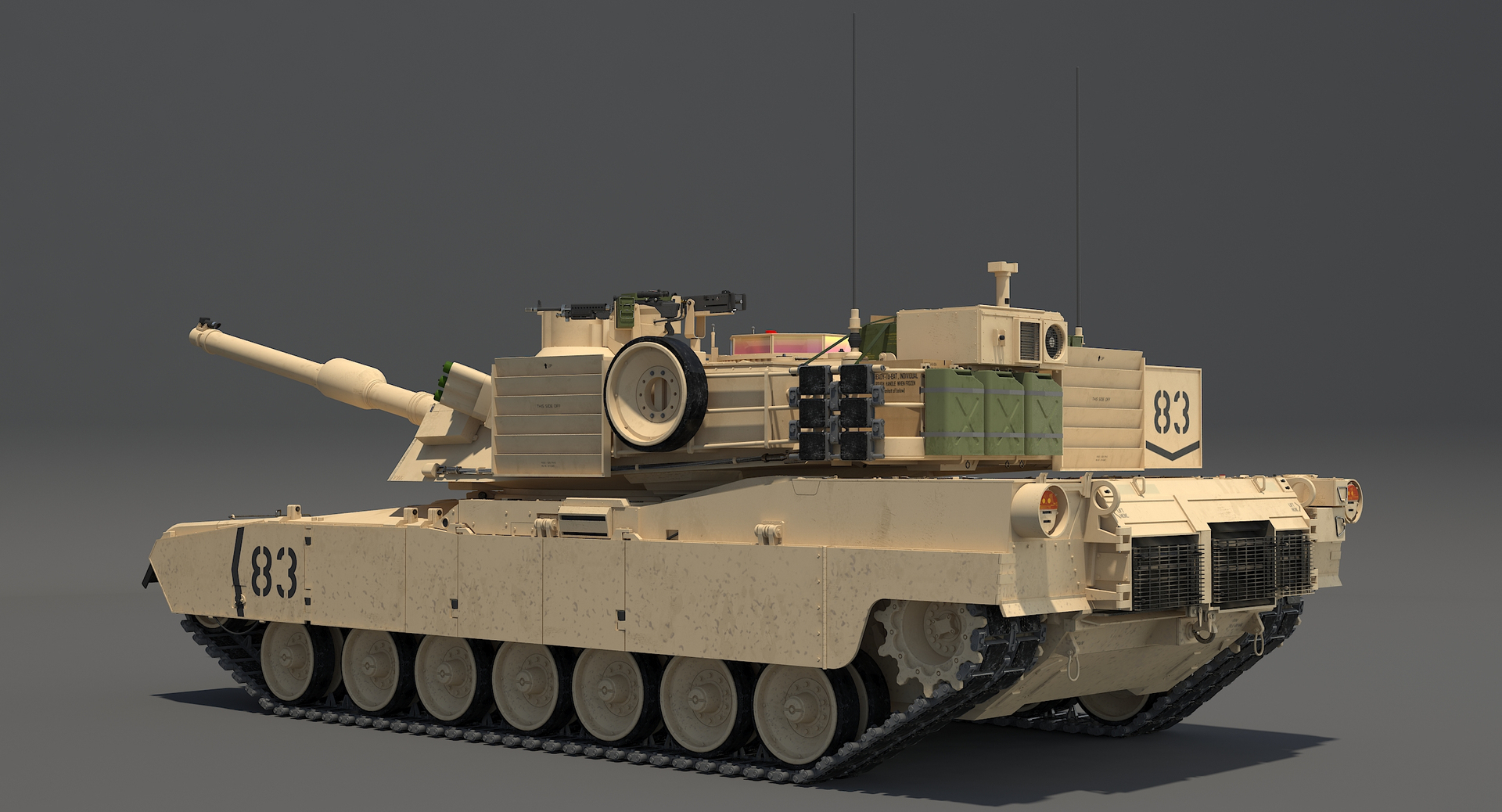 3D M1A2 Abrams US Army model - TurboSquid 1860724