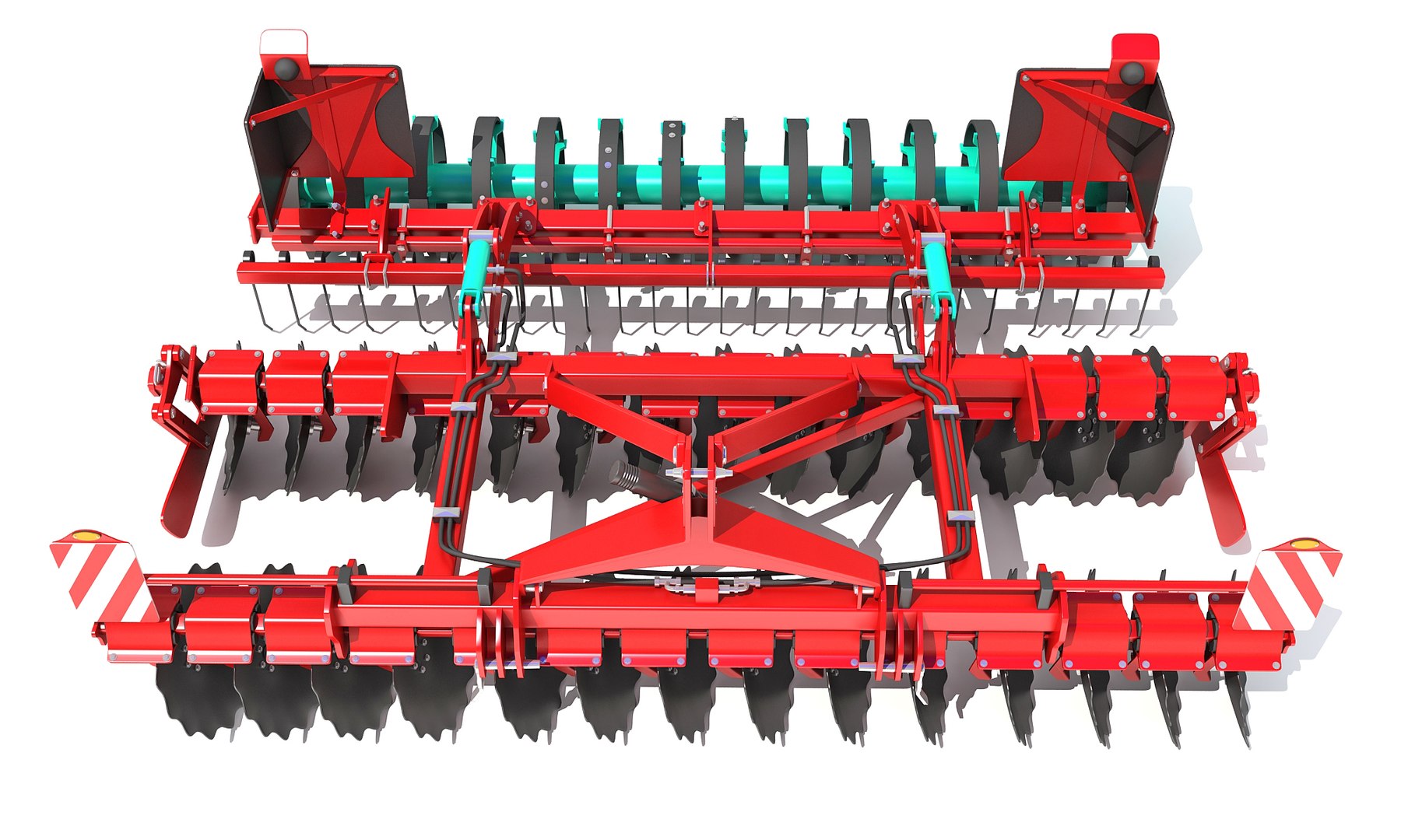 3D Model Compact Disc Harrow - TurboSquid 1447806
