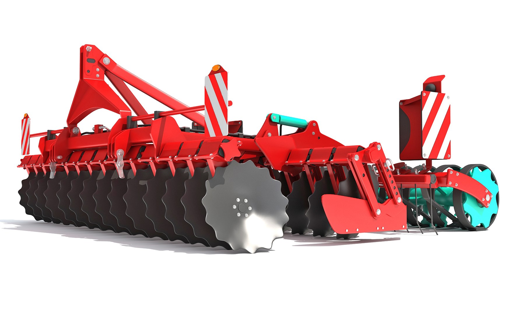 3D Model Compact Disc Harrow - TurboSquid 1447806