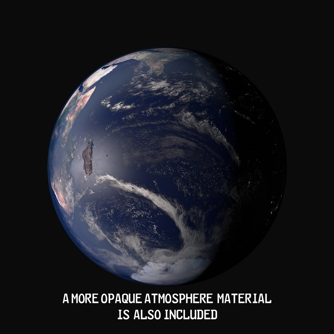 planet earth 43k c4d