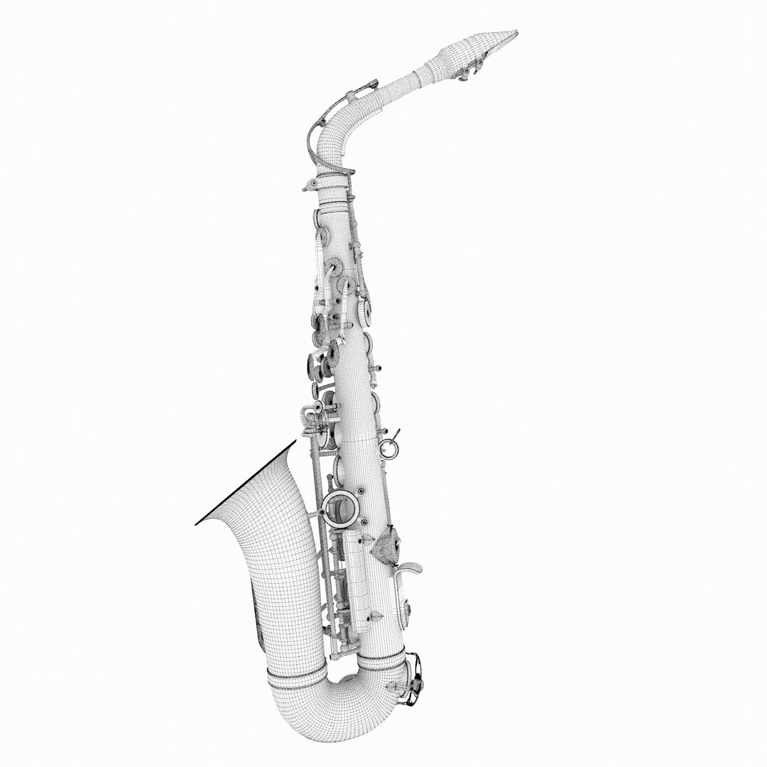 3D Saxophone Sax Model - TurboSquid 1451806