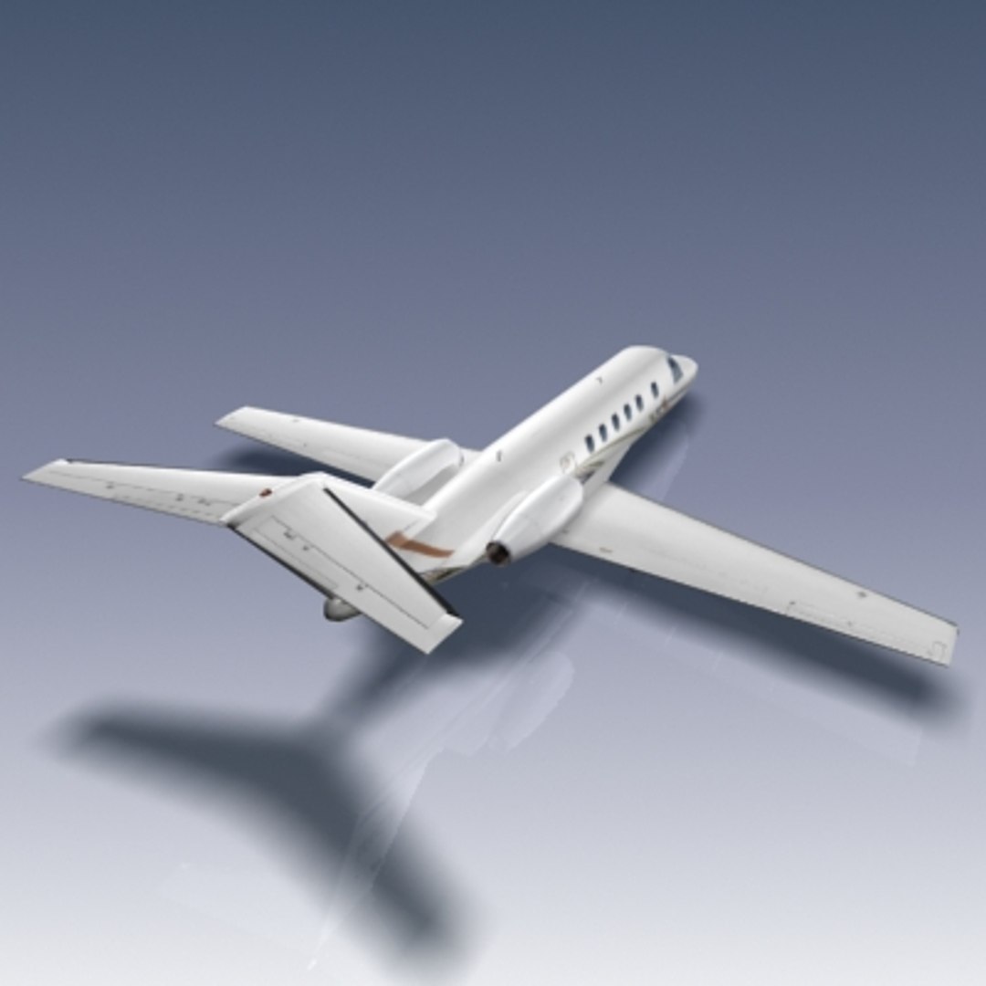 citation cj4 aircraft jets 3d 3ds