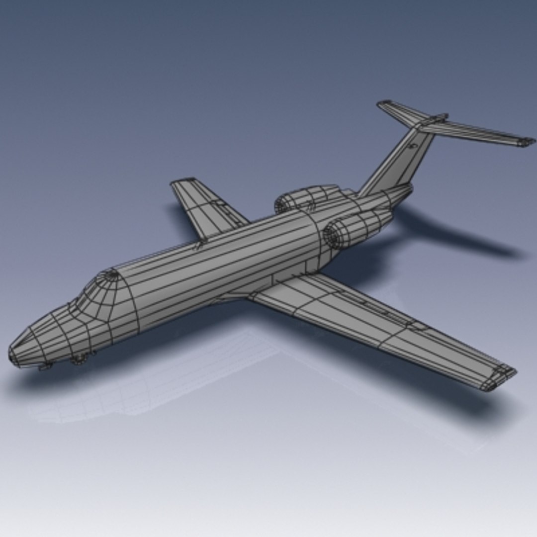 citation cj4 aircraft jets 3d 3ds
